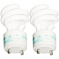 Feit Electric Compact Fluorescent Light Bulbs, 13W Spiral CFL, GU24 ...