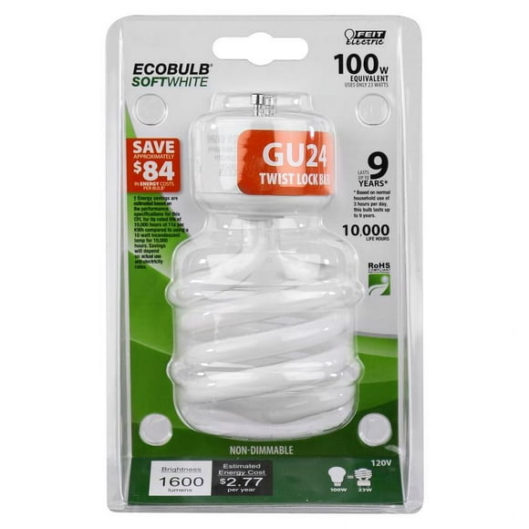 GU24 Light Bulbs in Shop Light Bulbs by Base Type - Walmart.com