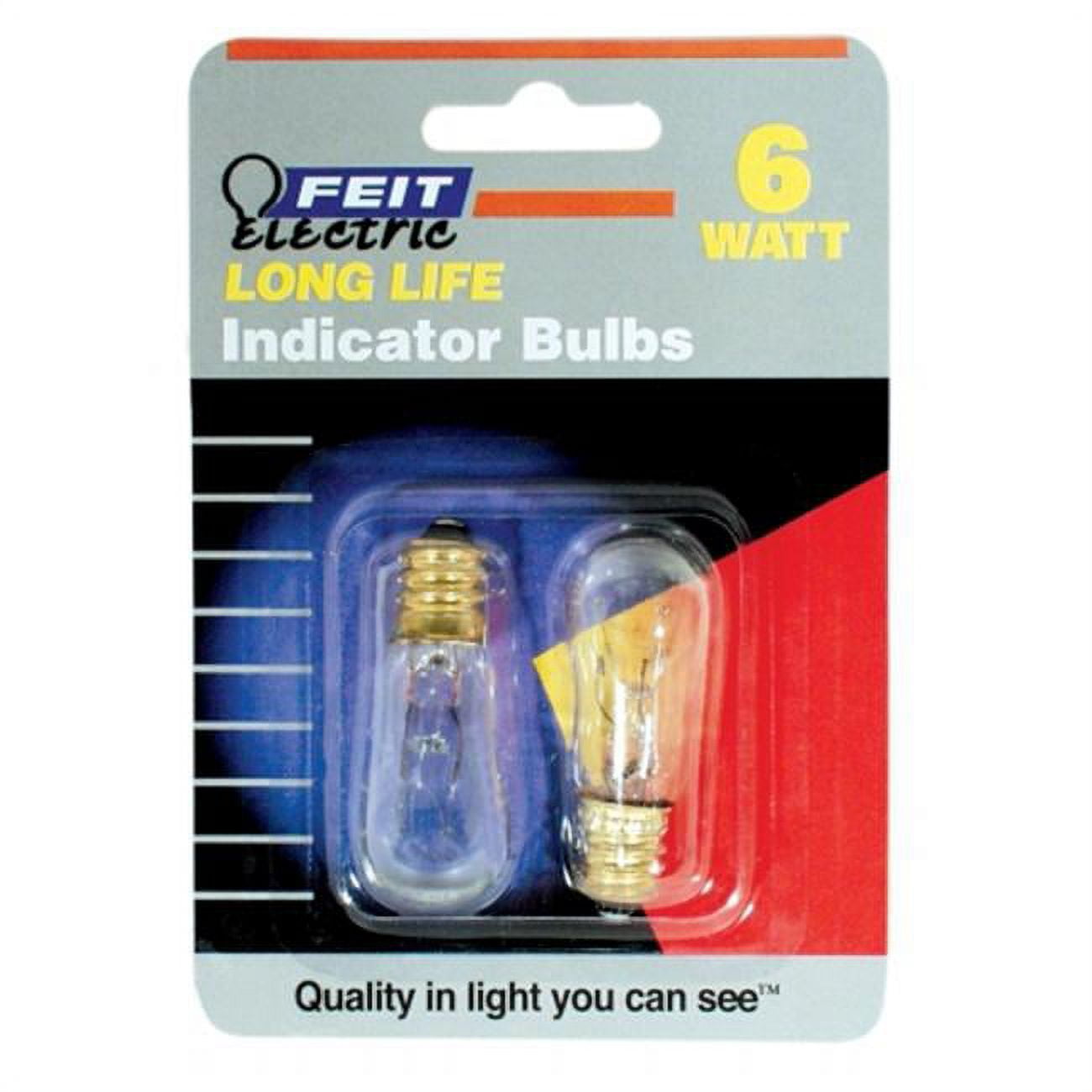 Feit Electric Co #261200 Bp6S6 Clear Indicator Lamp Feit - Walmart.com