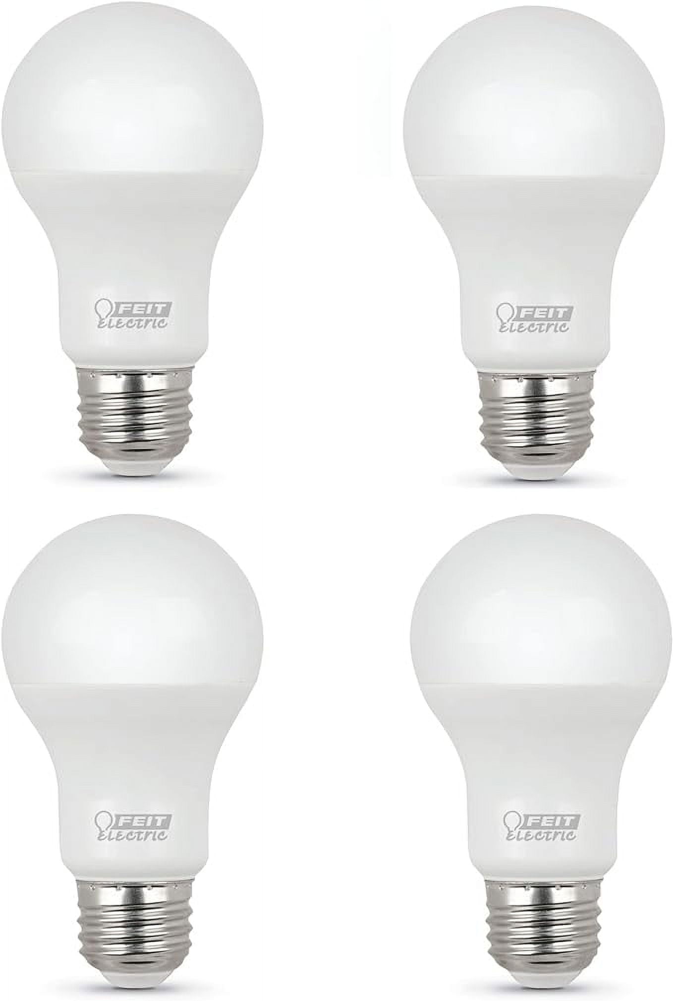 Feit Electric LED Light Bulbs, A19 60W Equivalent, Non Dimmable, 800 ...