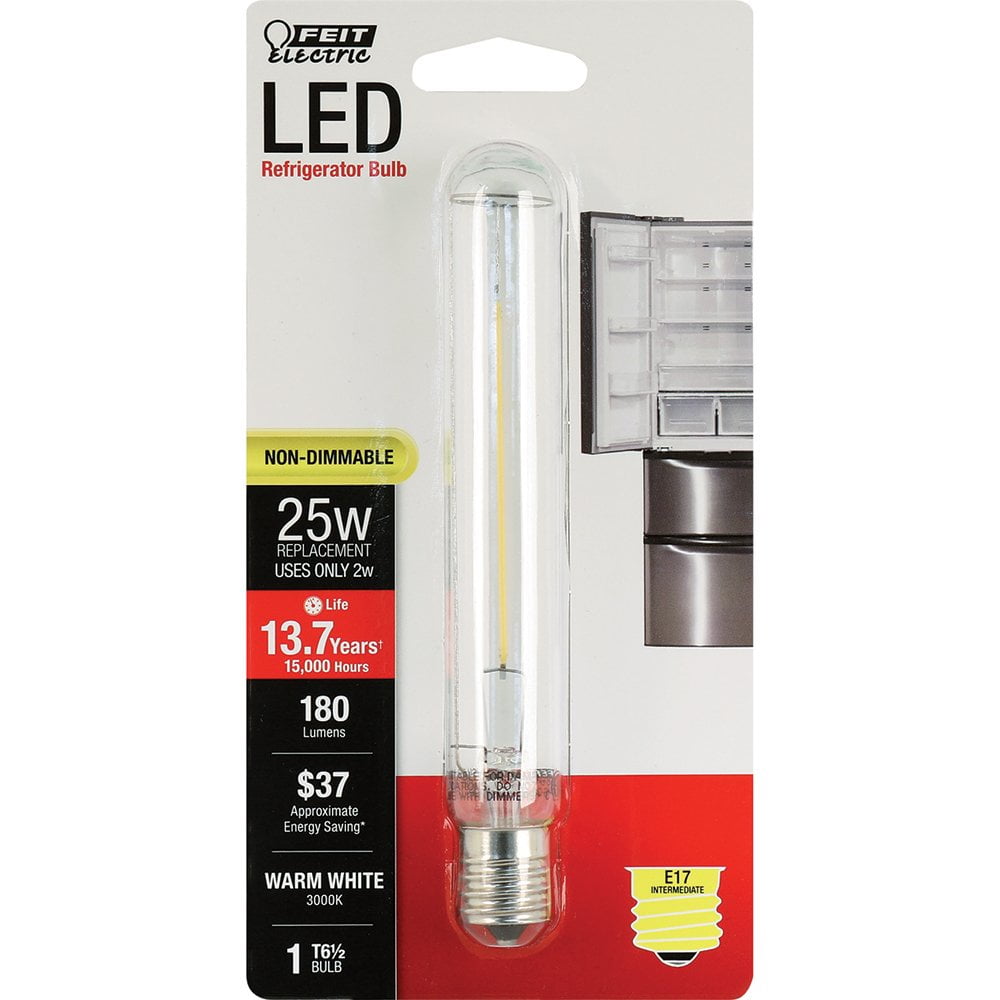 Feit Electric LED T6 0.5 E17 2 & 25W 3000K Light - Walmart.com
