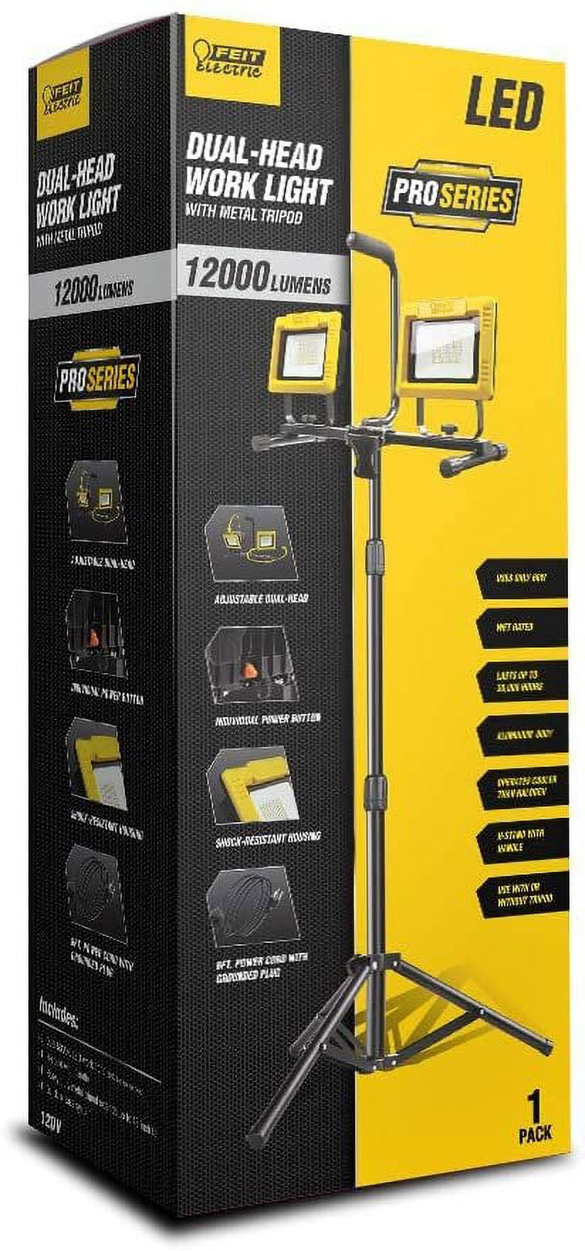 Feit Electric LED Work Light PROSeries WORK12000XLTPPLUG - 120W 12000 ...