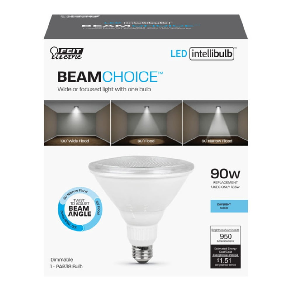 Feit PAR38 E26 (Medium) LED Bulb Daylight 90 Watt Equivalence 1 pk ...