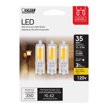 Feit Electric 3009118 48 in. 32 Watt Equivalence T8 G13 Linear LED Bulb ...