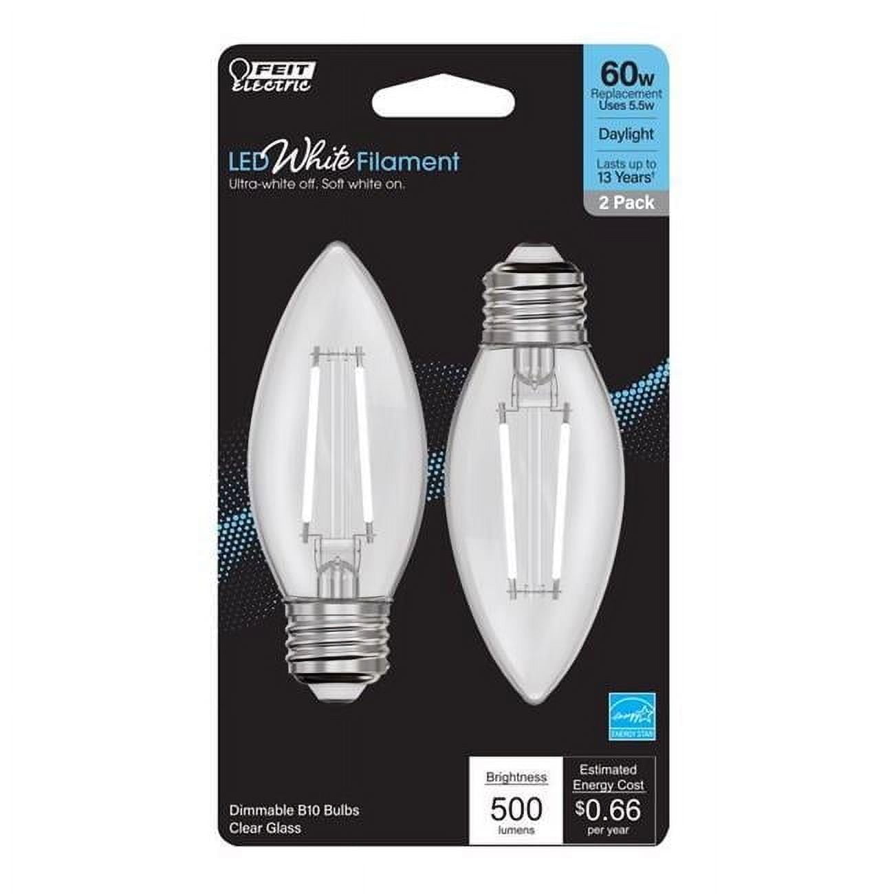 LED B10 E26 60W DL 2PK (Pack of 1) - Walmart.com