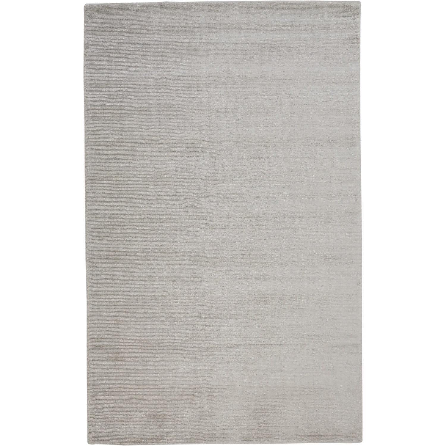 Feizy Batisse Modern Solid, Gray/Silver, 8' x 11' Area Rug Sheen ...