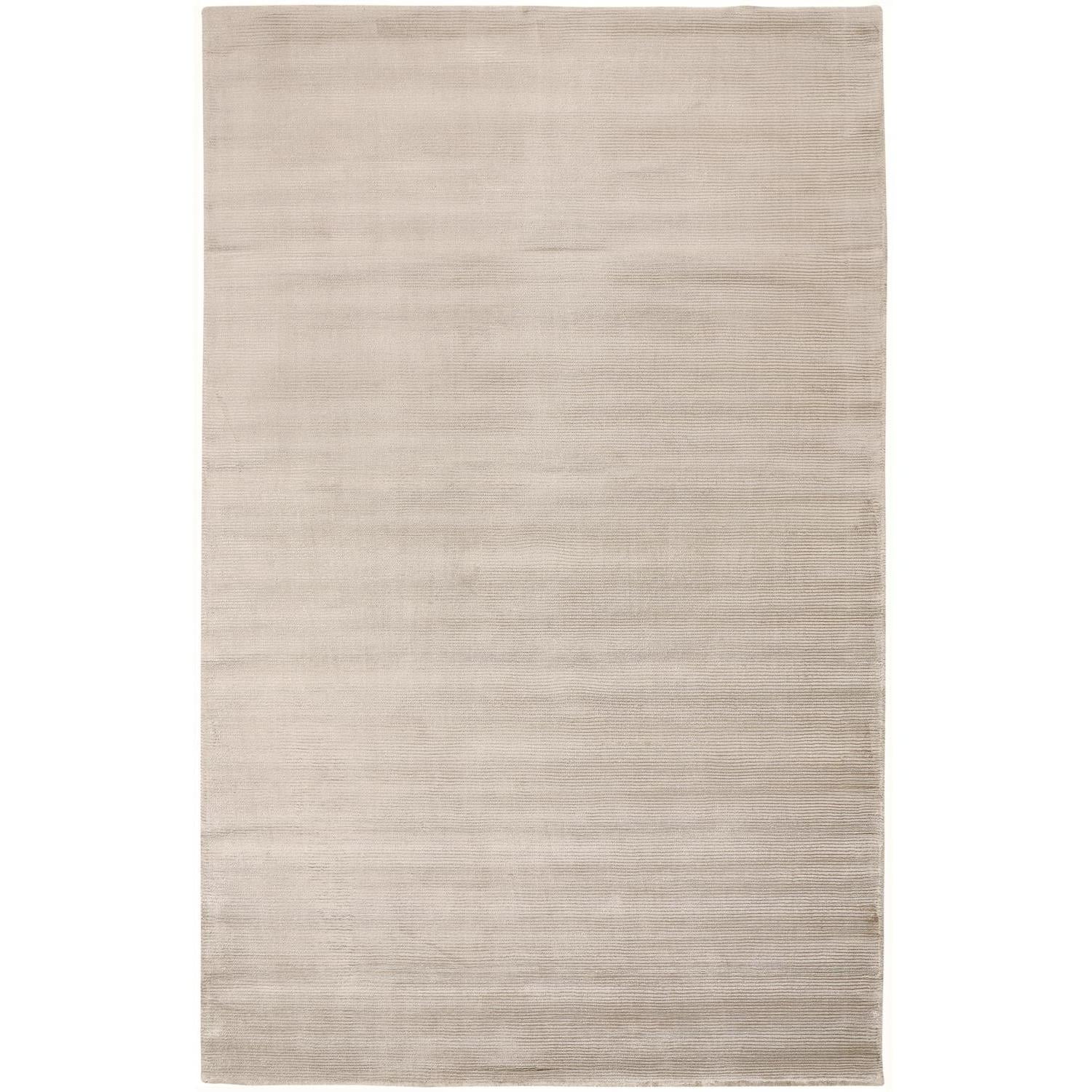 Feizy Batisse Modern Solid, Ivory/Taupe, 8' x 11' Area Rug Sheen ...