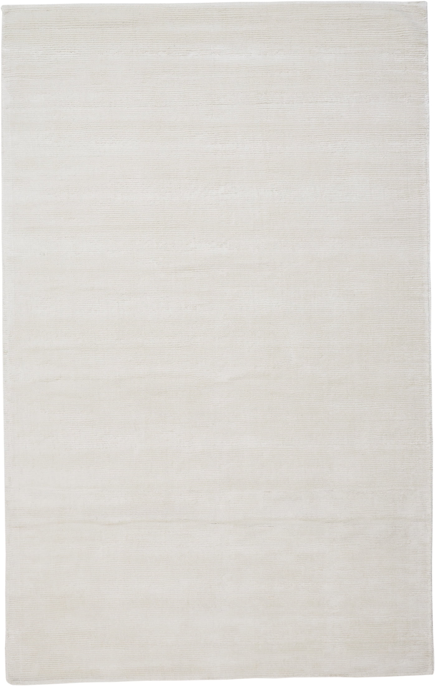 Feizy Batisse Modern Solid, White, 2' x 3' Accent Rug Sheen Handmade ...