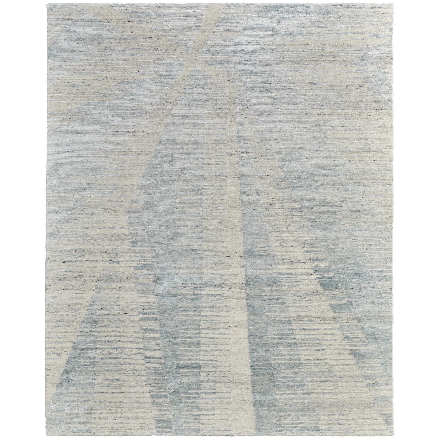 Feizy Brighton Modern Abstract, Blue/Ivory/Silver, 3' x 5' Accent Rug ...