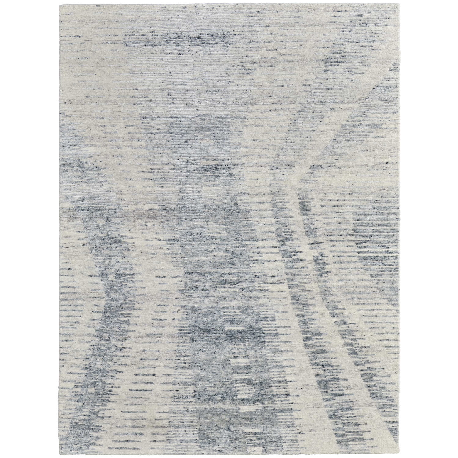 Feizy Brighton Modern Abstract, Ivory/Blue/Gray, 2' x 3' Accent Rug ...