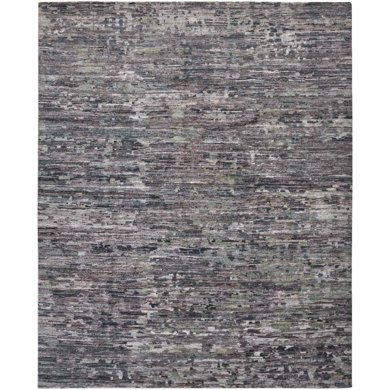Feizy Conroe Modern Abstract, Blue/Gray, 2' x 3' Accent Rug Handmade ...