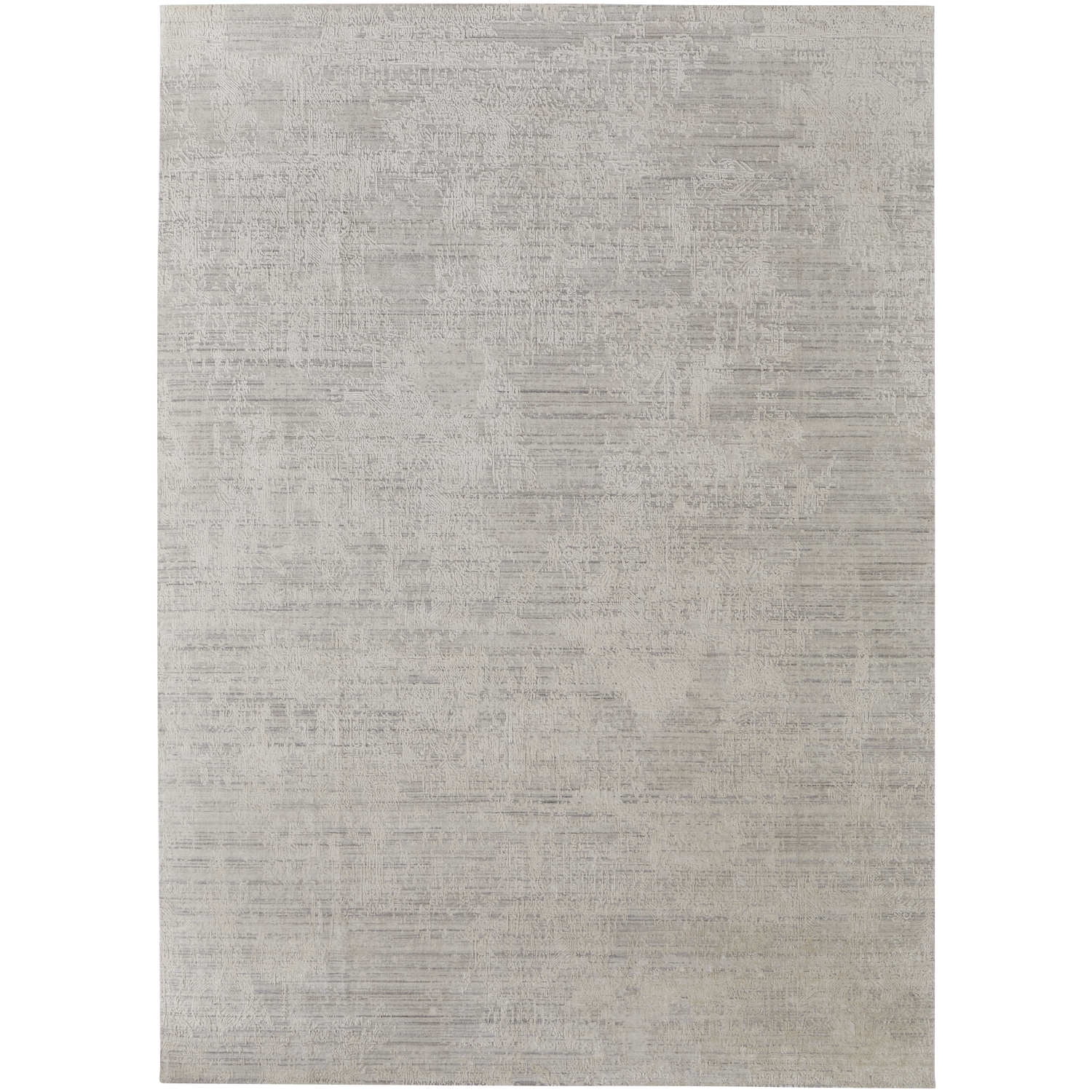 Feizy Eastfield Modern Abstract, Ivory, 8' x 10' Area Rug Sheen ...