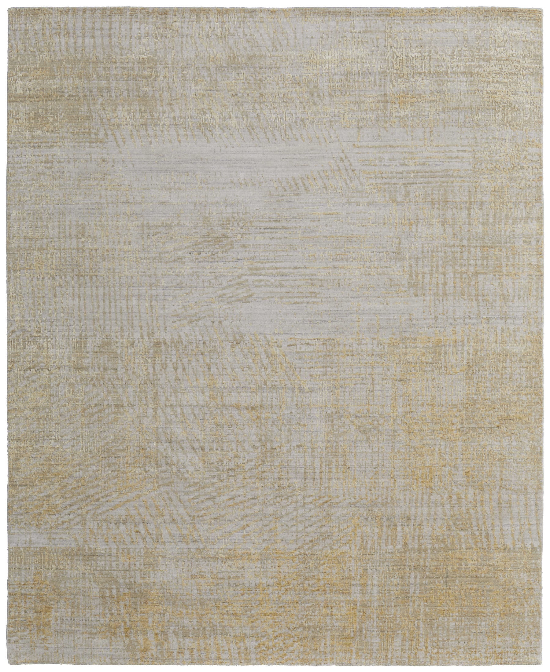 Feizy Eastfield Modern Abstract, Yellow/Ivory/Gold, 3' x 5' Accent Rug ...