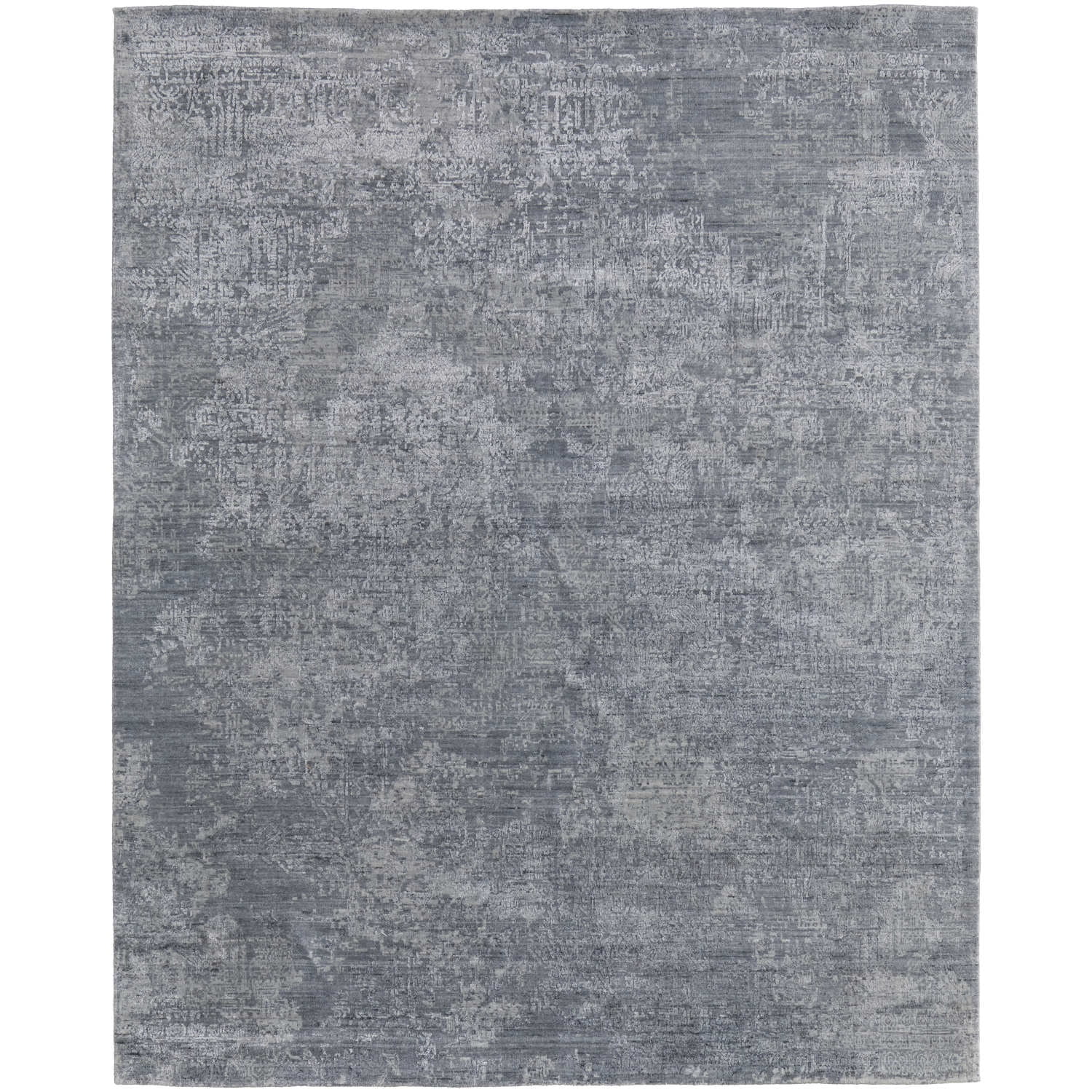 Feizy Eastfield Modern Gradient & Ombre, Blue/Gray, 2'6" x 12' Runner ...