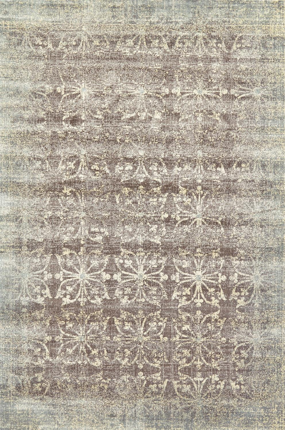 Feizy Fiona Transitional Geometric, Brown/Ivory/Gray, 9'2" x 12'2" Area ...