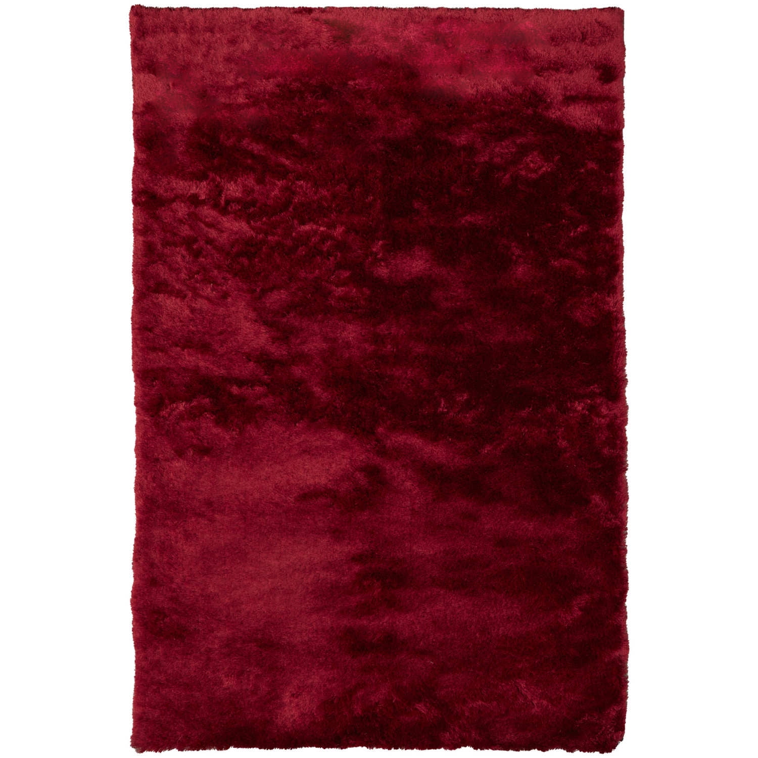 Feizy Indochine Modern Solid, Red/Purple, 4'9" x 7'6" Area Rug Sheen Fade Resistant Luxury ...