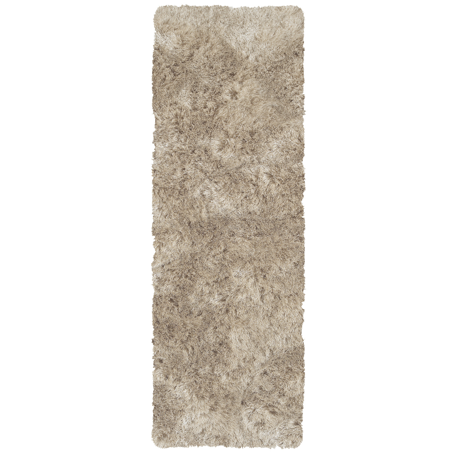 Feizy Indochine Modern Solid, Tan/Taupe, 2'6" x 6' Runner Sheen Fade ...