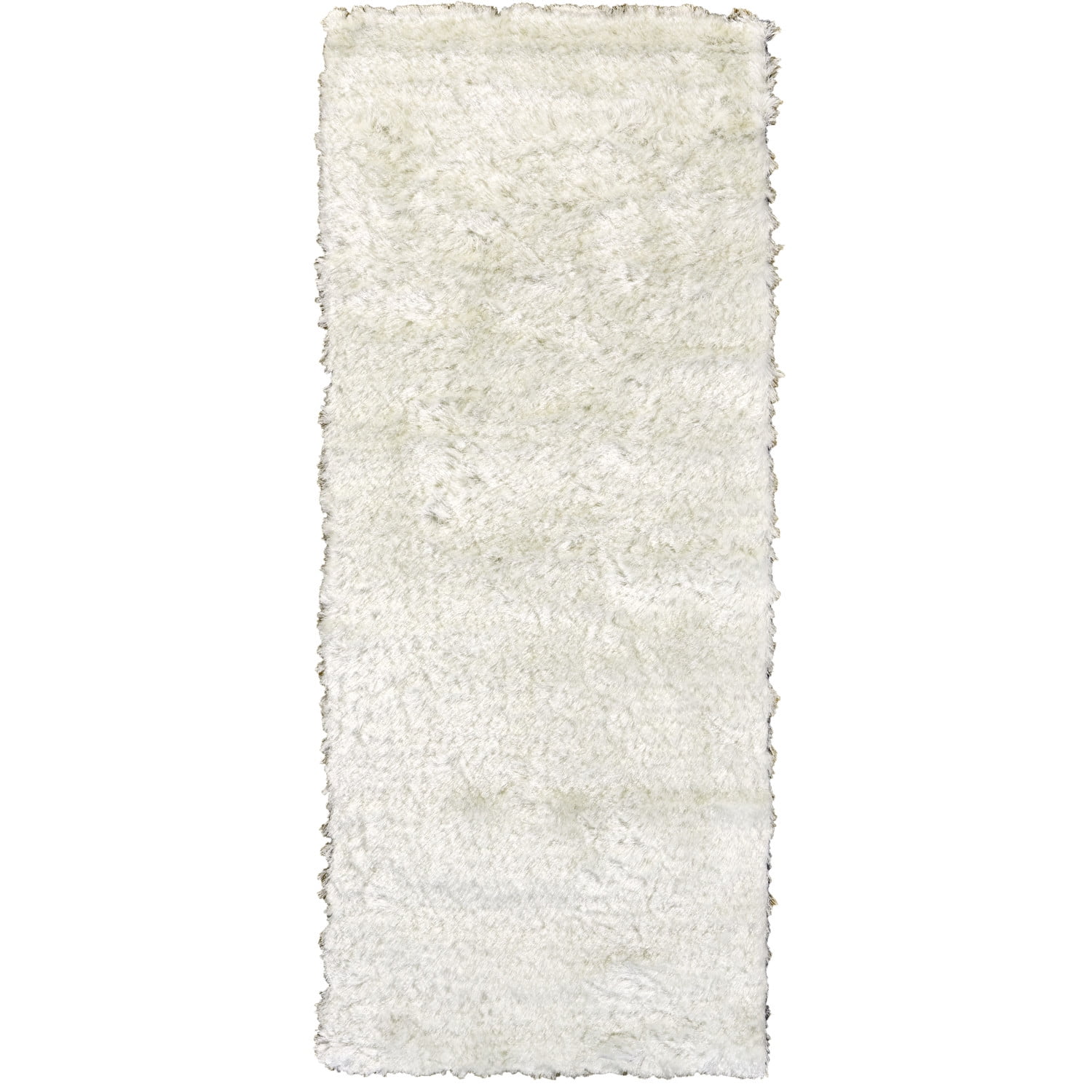 Feizy Indochine Modern Solid, White, 2'6" x 6' Runner Sheen Fade ...