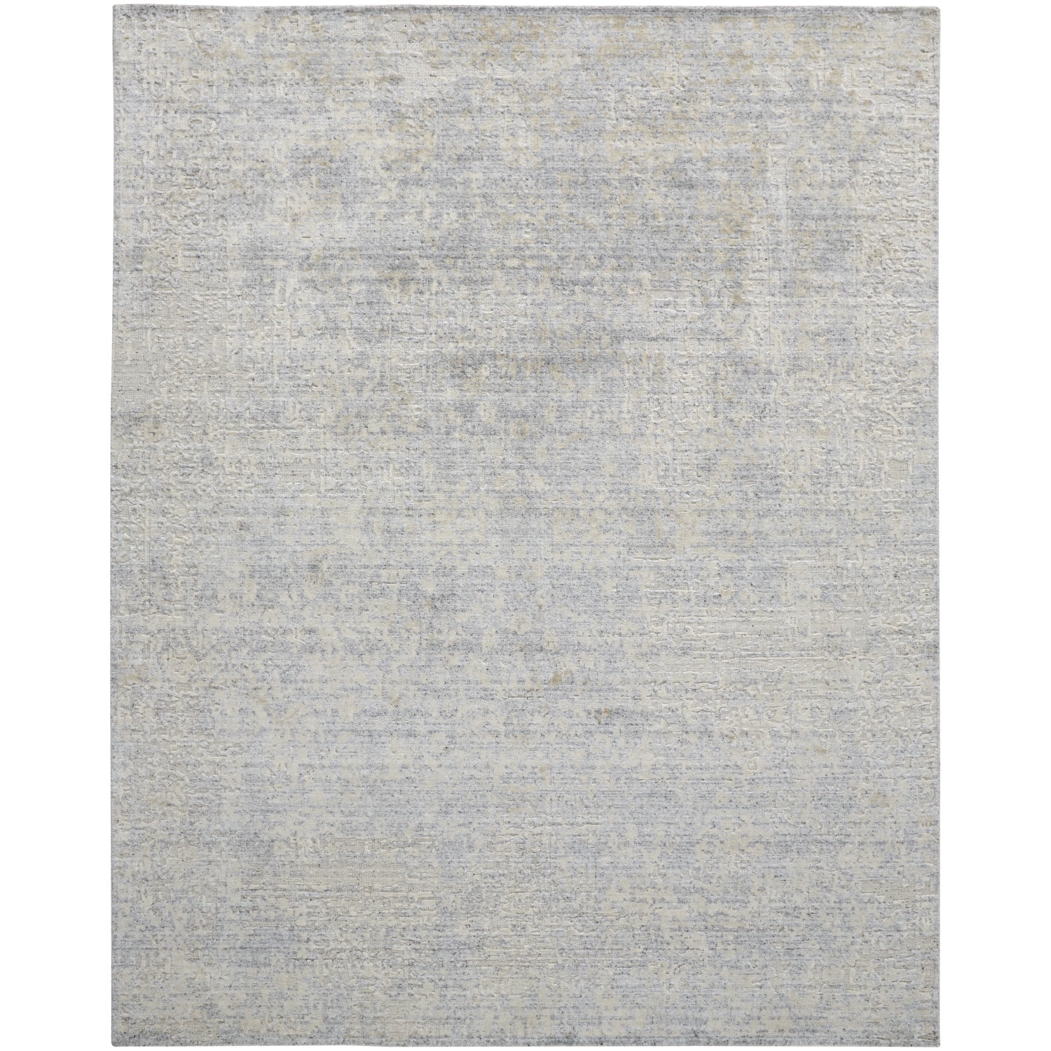 Feizy Langford Transitional Distressed, Gray/Taupe/Ivory, 5' x 8' Area ...