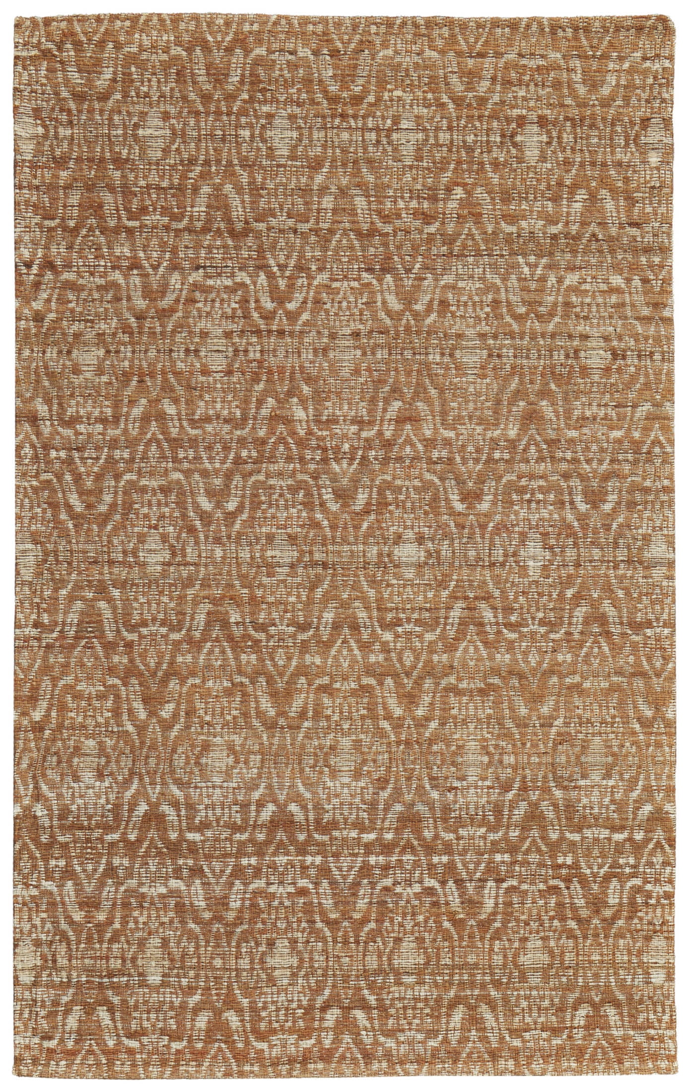 Feizy Lilliana Transitional Geometric, Orange/Tan, 5' x 8' Area Rug ...