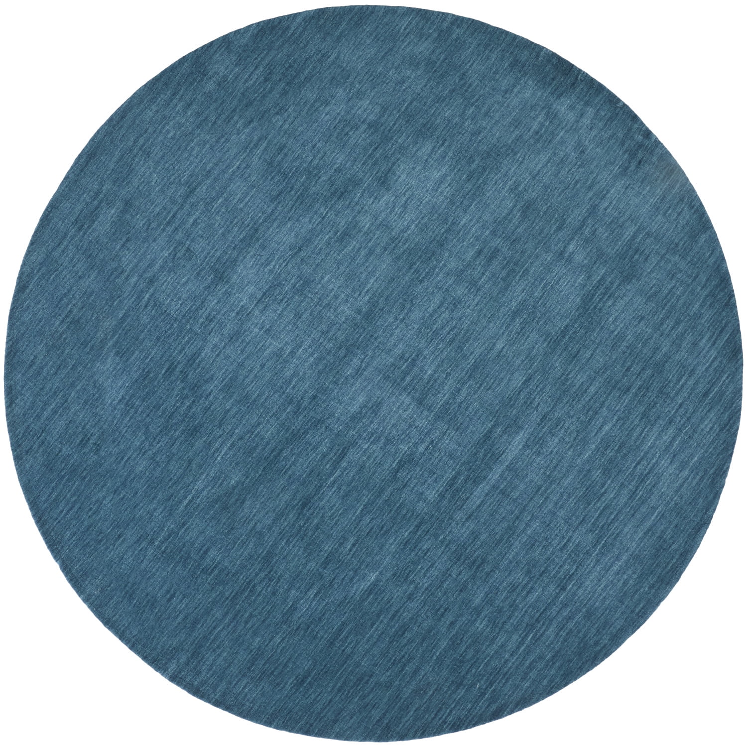 Feizy Luna Modern Solid, Blue/Green, 10' x 10' Round Rug Easy Care ...