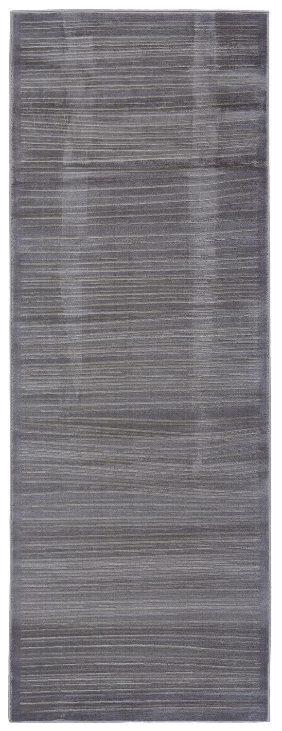 Feizy Melina Modern Solid, Blue/Gray/Taupe, 2'10" x 7'10" Runner Easy ...