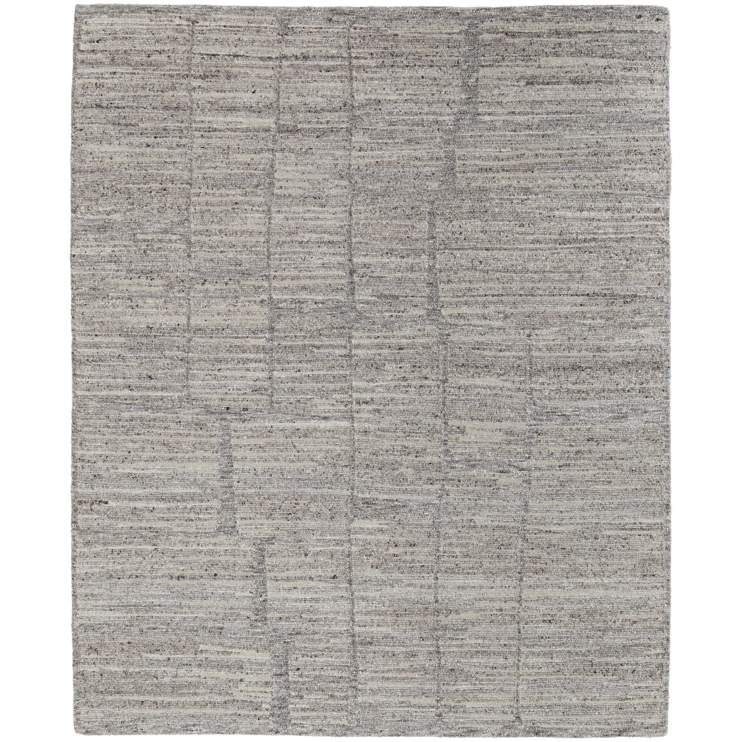 Feizy Navaro Modern Abstract, Gray/Ivory/Taupe, 2' x 3' Accent Rug ...