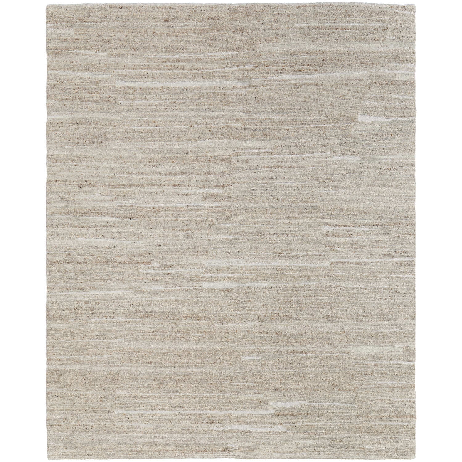 Feizy Navaro Modern Distressed, Ivory, 3'6" x 5'6" Accent Rug Sheen ...