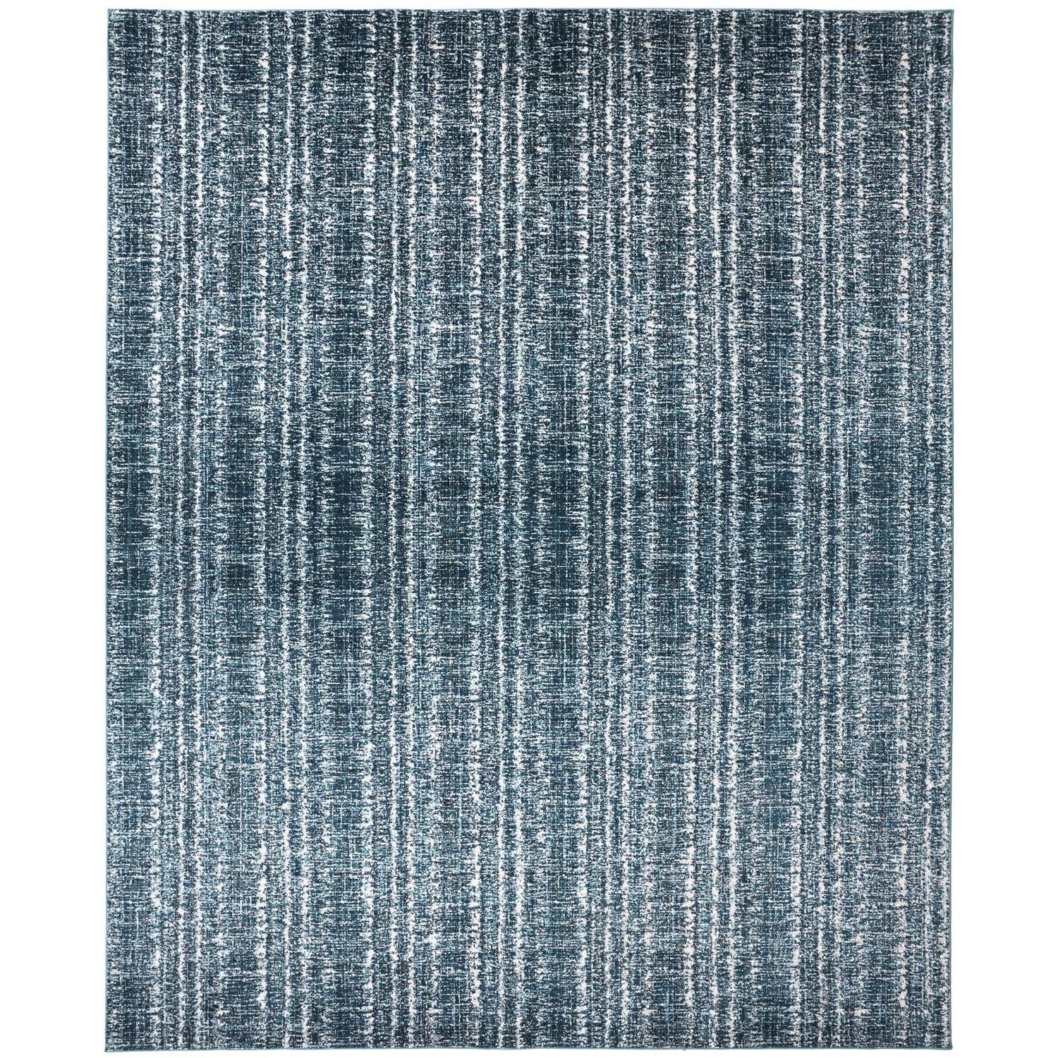 Feizy Remmy Transitional Solid, Blue/Ivory, 8' x 11' Area Rug Easy Care ...
