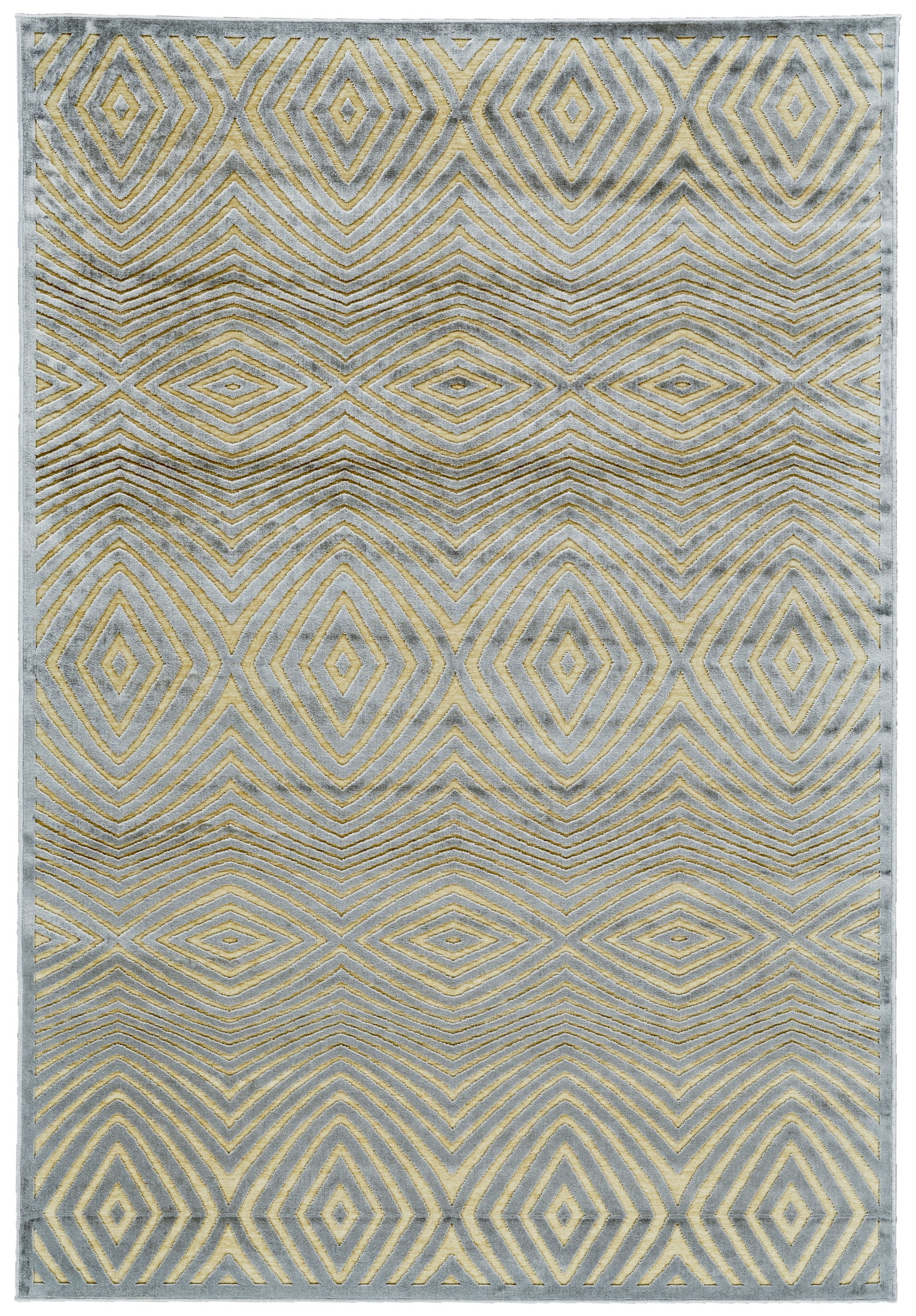 Feizy Saphir Callo Modern Abstract, Tan/Gray, 5'3" x 7'6" Area Rug ...