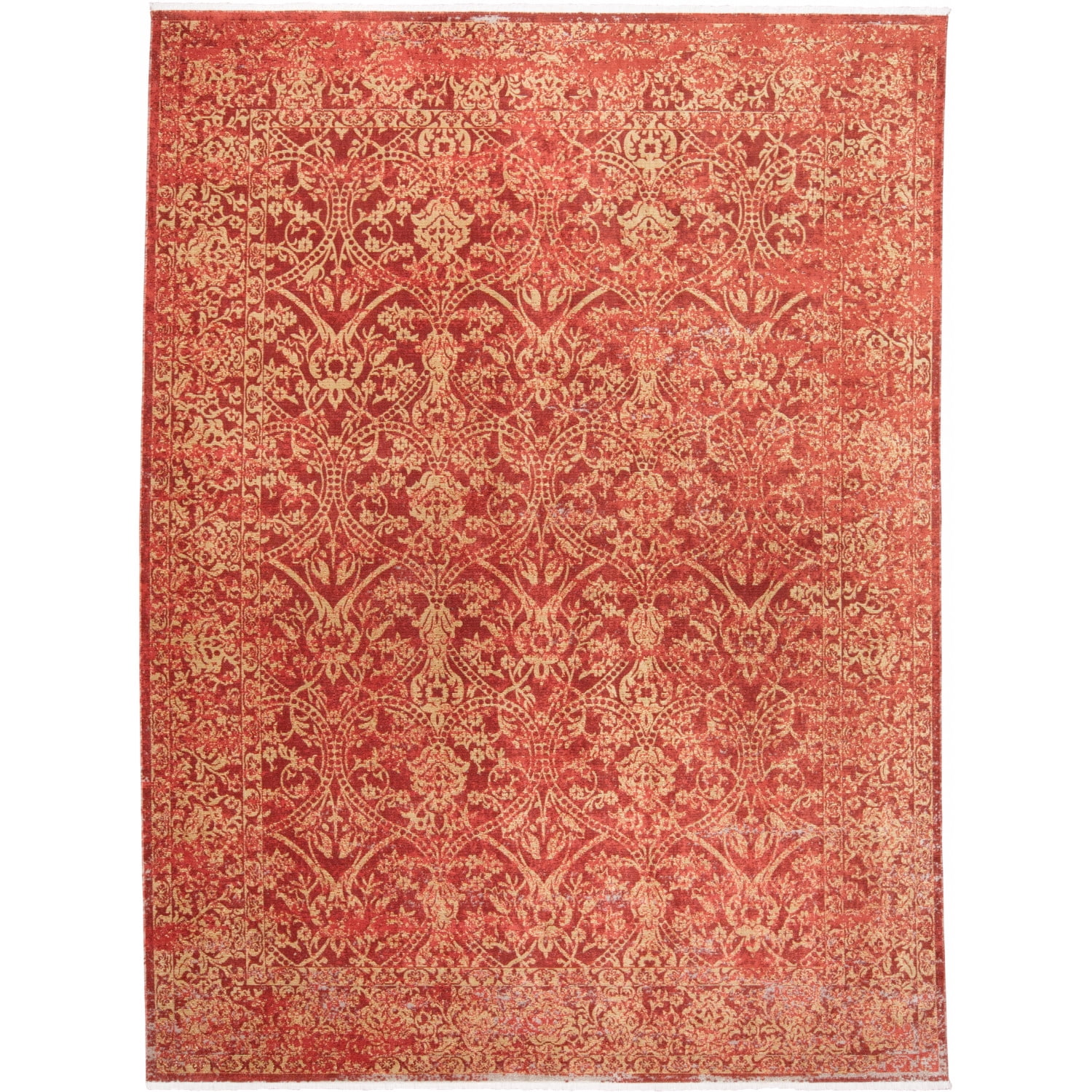 Feizy Torina Traditional Oriental, Orange/Red/Gold, 9'6" x 12'7" Area ...