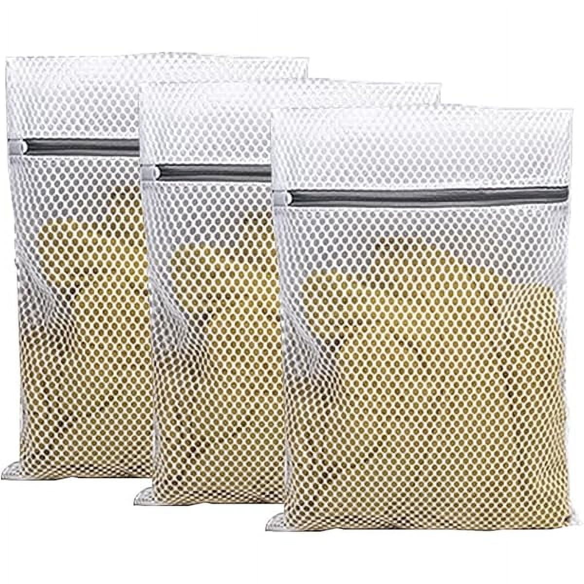 Fekey&JF 3PCS Honeycomb Mesh Laundry Bags for Washing Machine, 10 x 12 ...