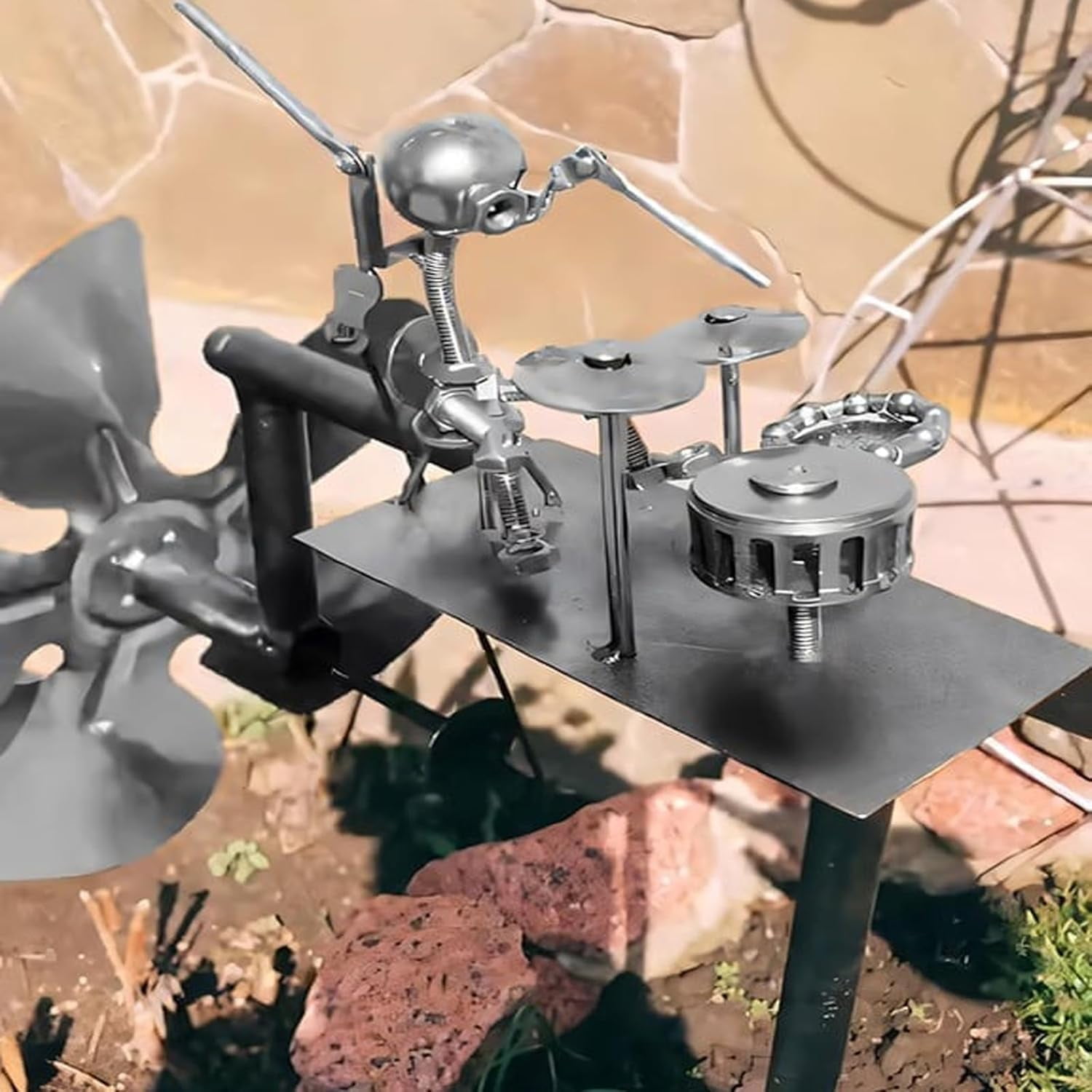 Felary Windmill, Zetavas Handmade Metal Rock Band Windmill, Handmade ...