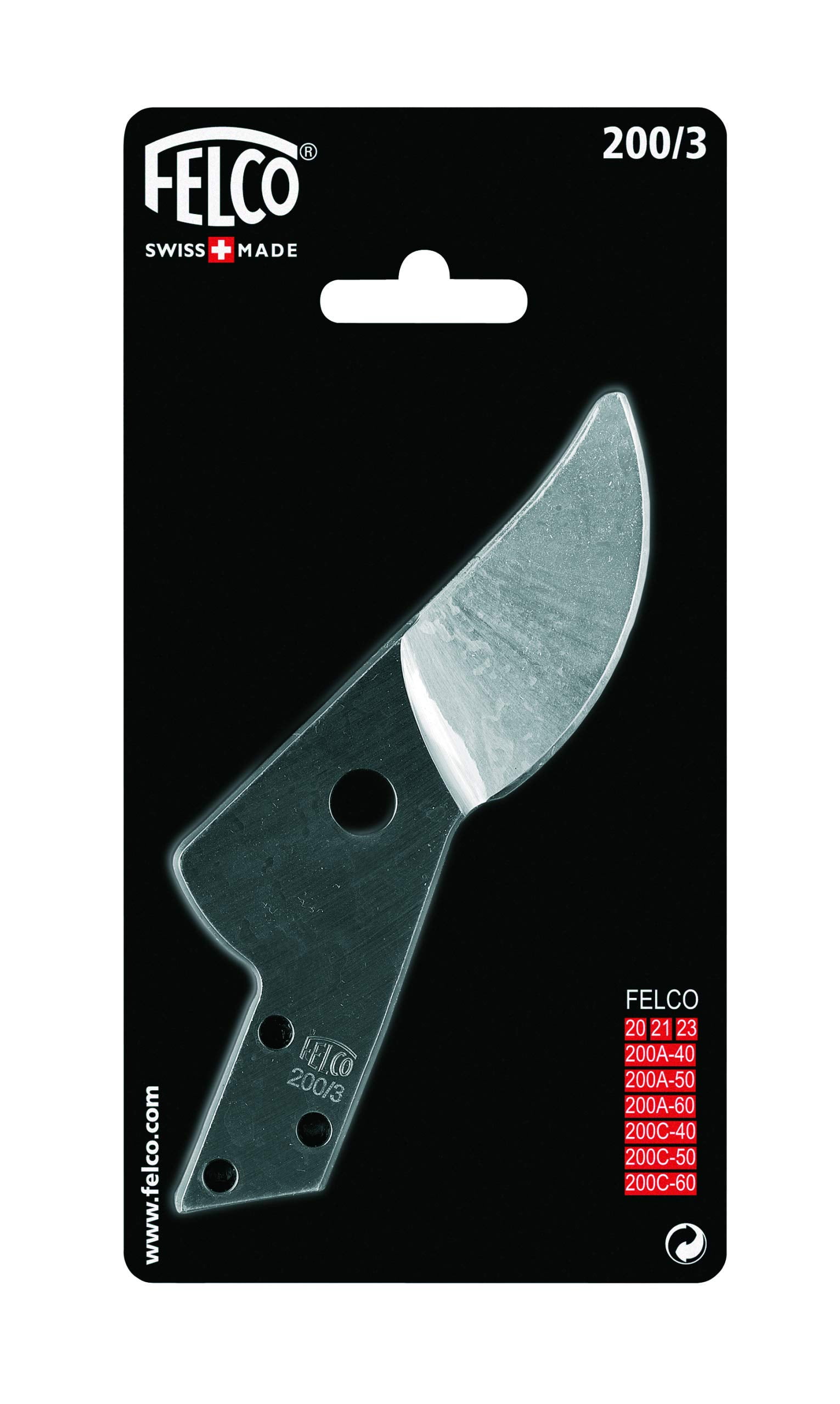Felco Hand Pruner Replacement Blade (200/3) - Spare Cutting Blade for Garden Pruning Bypass ...