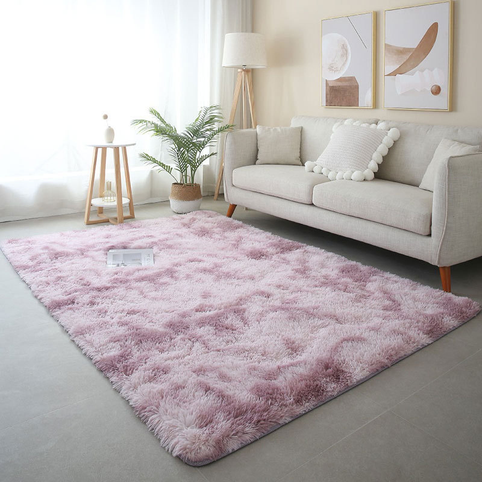 Feledorashia Area Rugs for Living Room, Fluffy Shag Large Fuzzy Plush ...