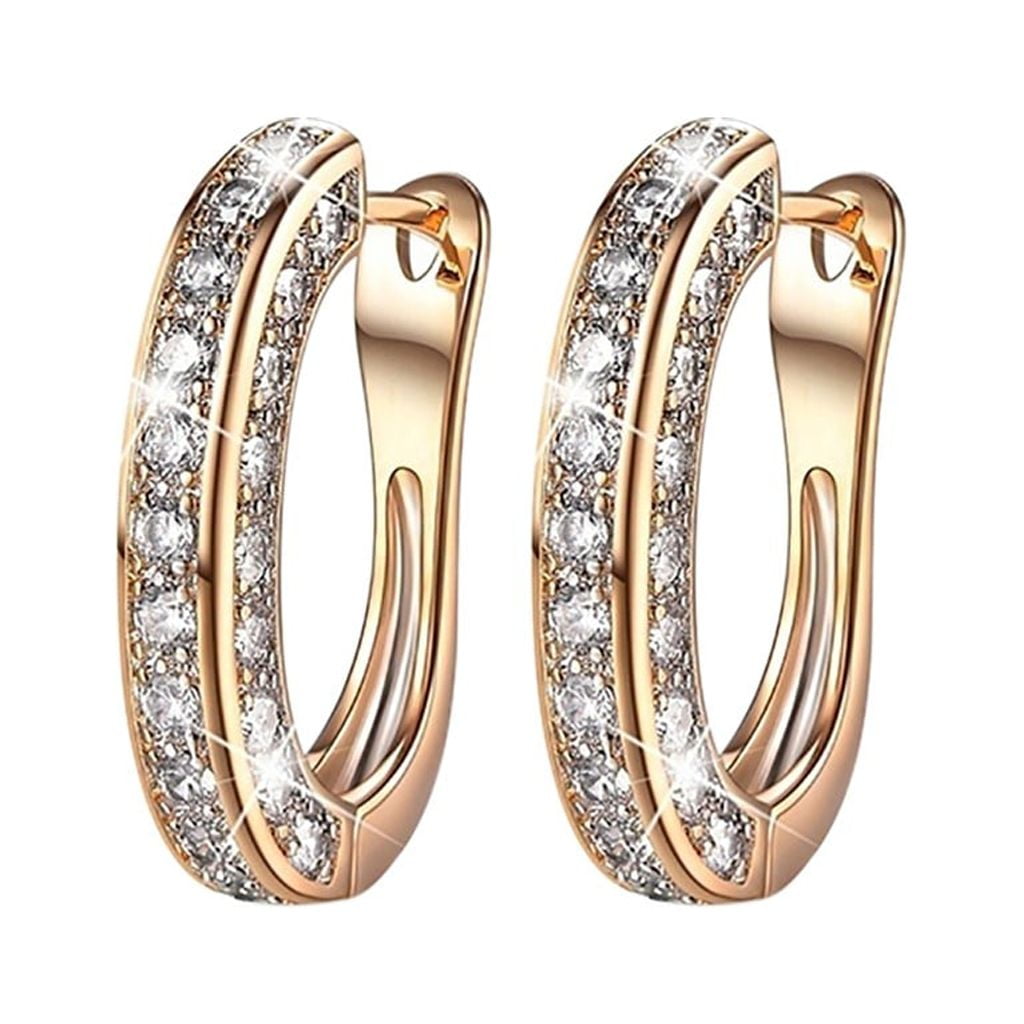 Feledorashia Bohemian Large Half Ring Pearl Earrings Set for Women ...