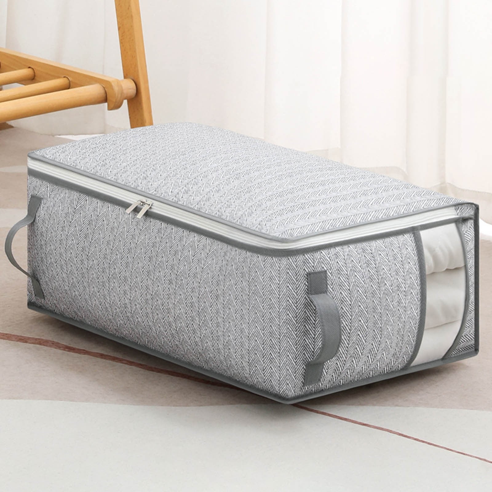 Feledorashia Foldable Clothes Storage Box Large Capacity Sweater Quilt ...