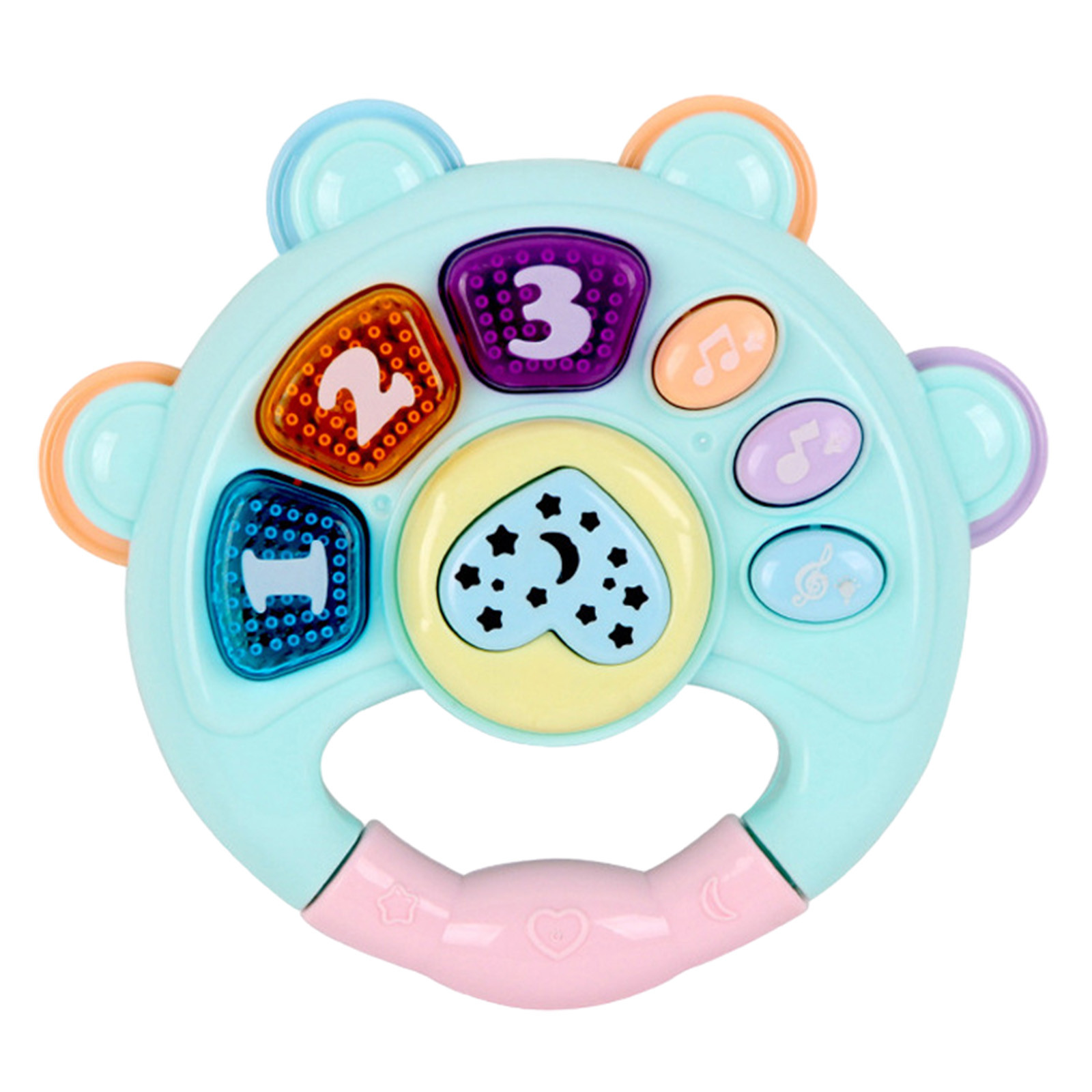 Feledorashia Kids Hand Clap Music Drum Toys, for 2-8 Years Old, Small ...