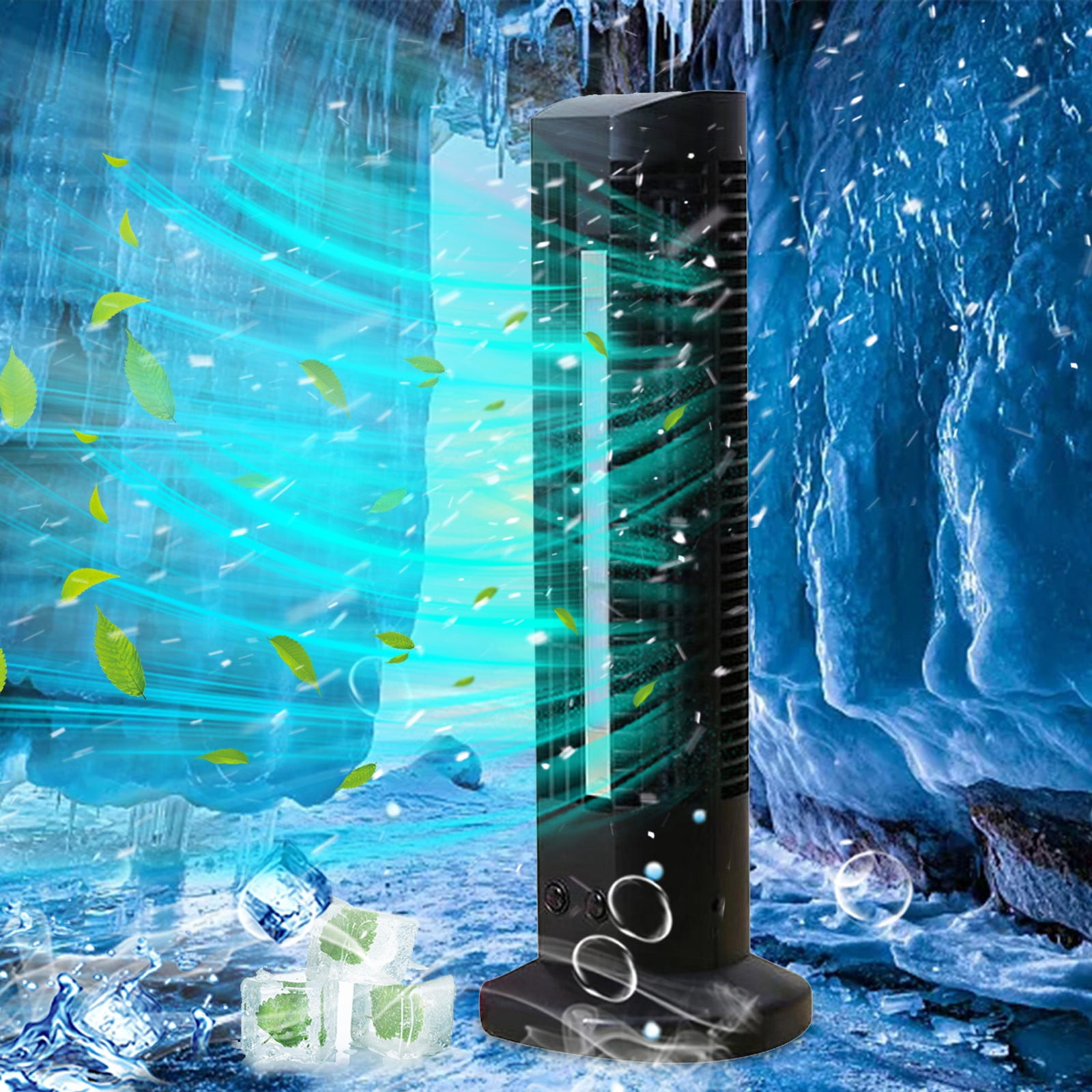 Feledorashia Mini Air Conditioner for Bedroom Tower Fan, Desk Table Fan ...