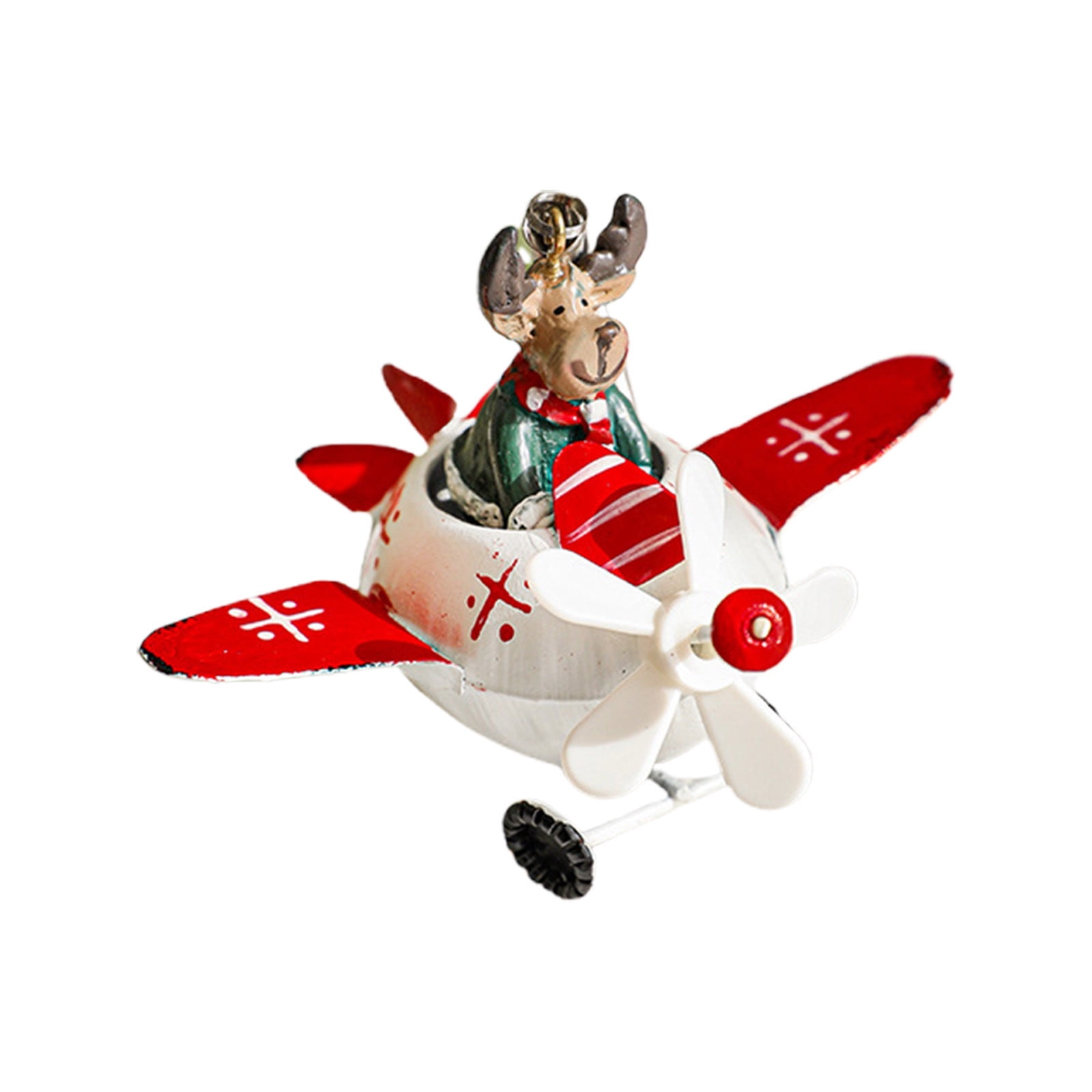 Feledorashia Mini Flying Plane Santa Claus Christmas Decoration ...