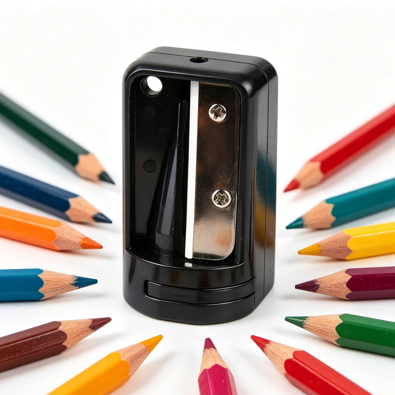 Feledorashia Pencil Sharpeners, Mini Manual Sharpener, Portable ...