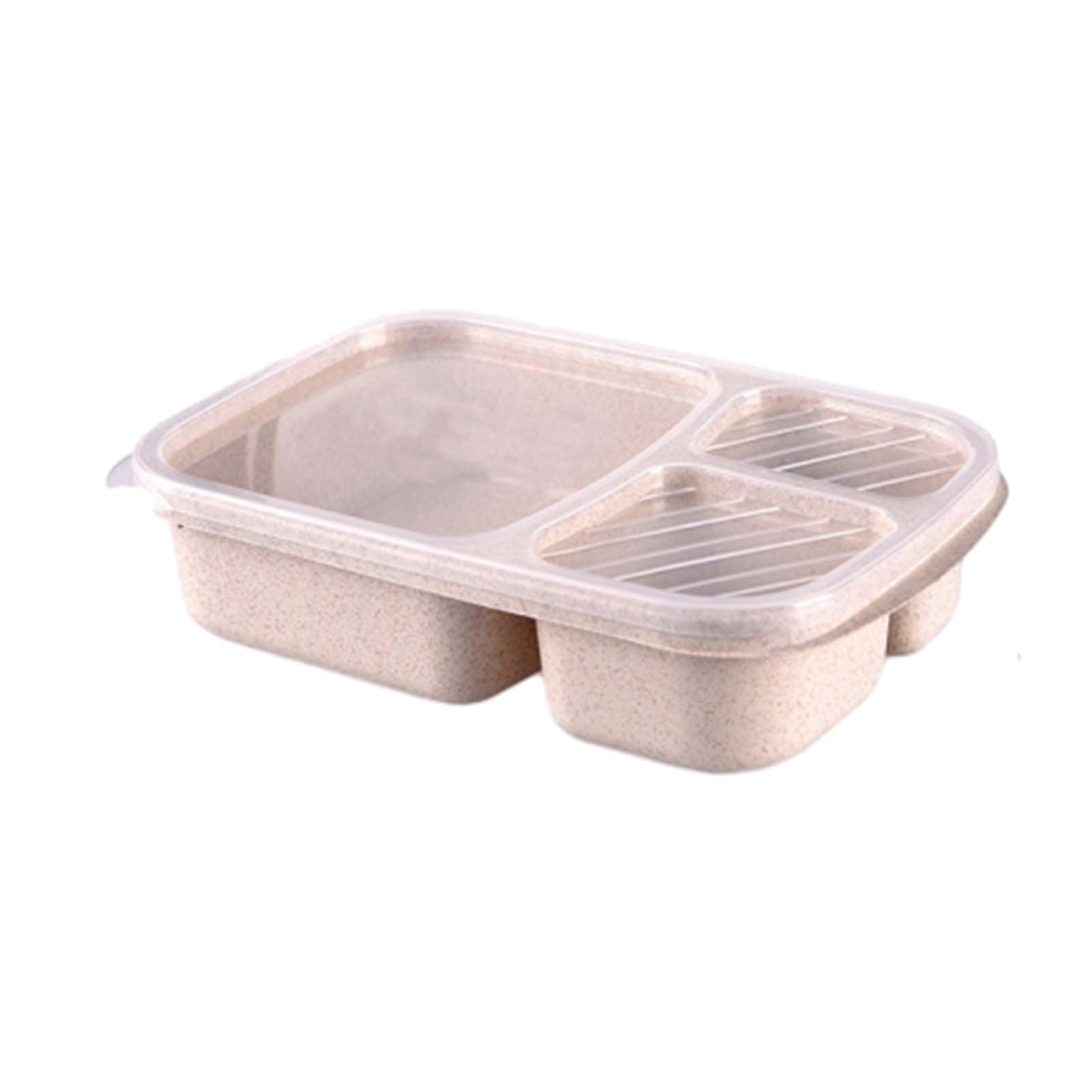 Feledorashia Reusable Lunch Box, Lightweight Stackable, Transparent ...