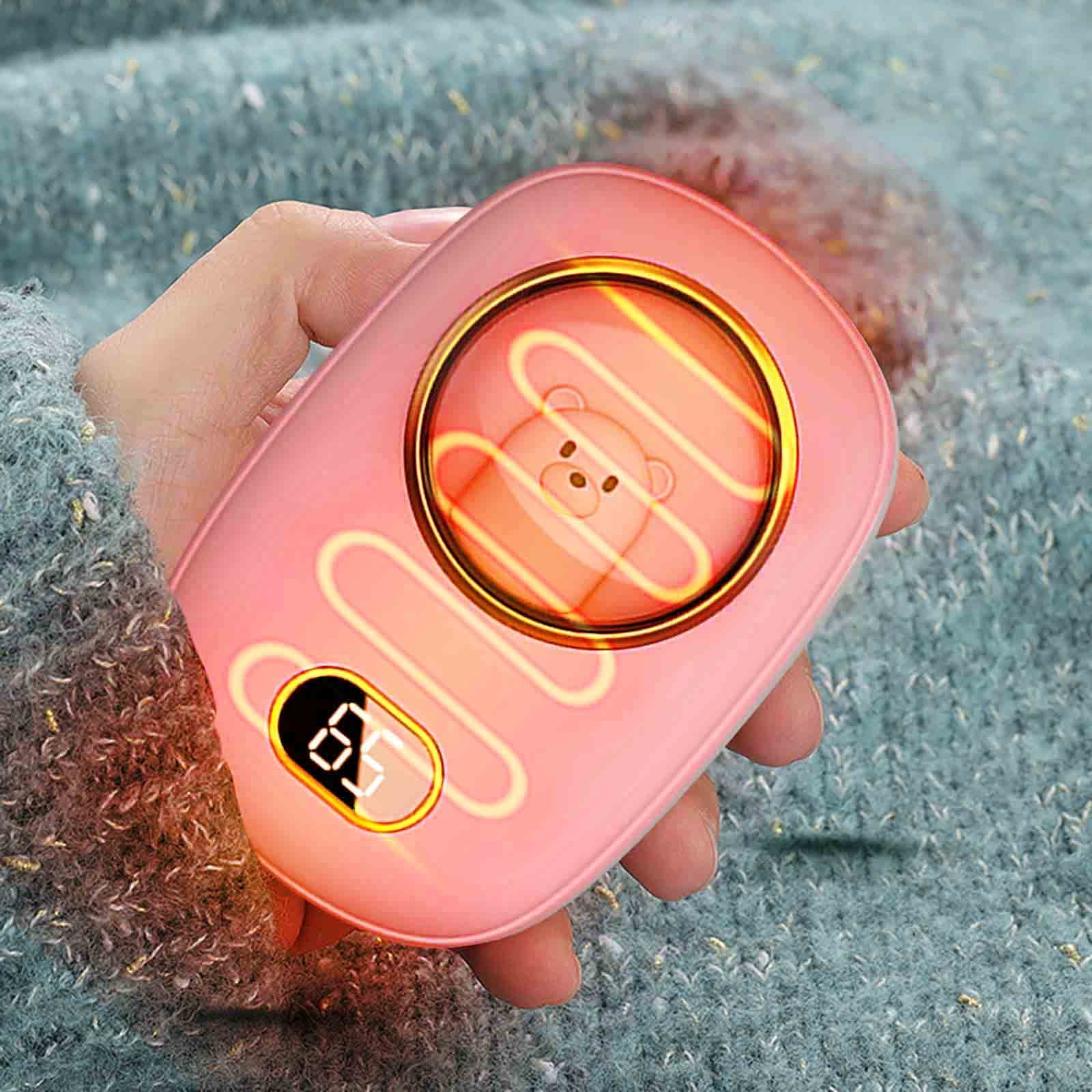 Feledorashia USB Rechargeable Hand Warmers, 2-in-1 Mini Hand Warmer ...