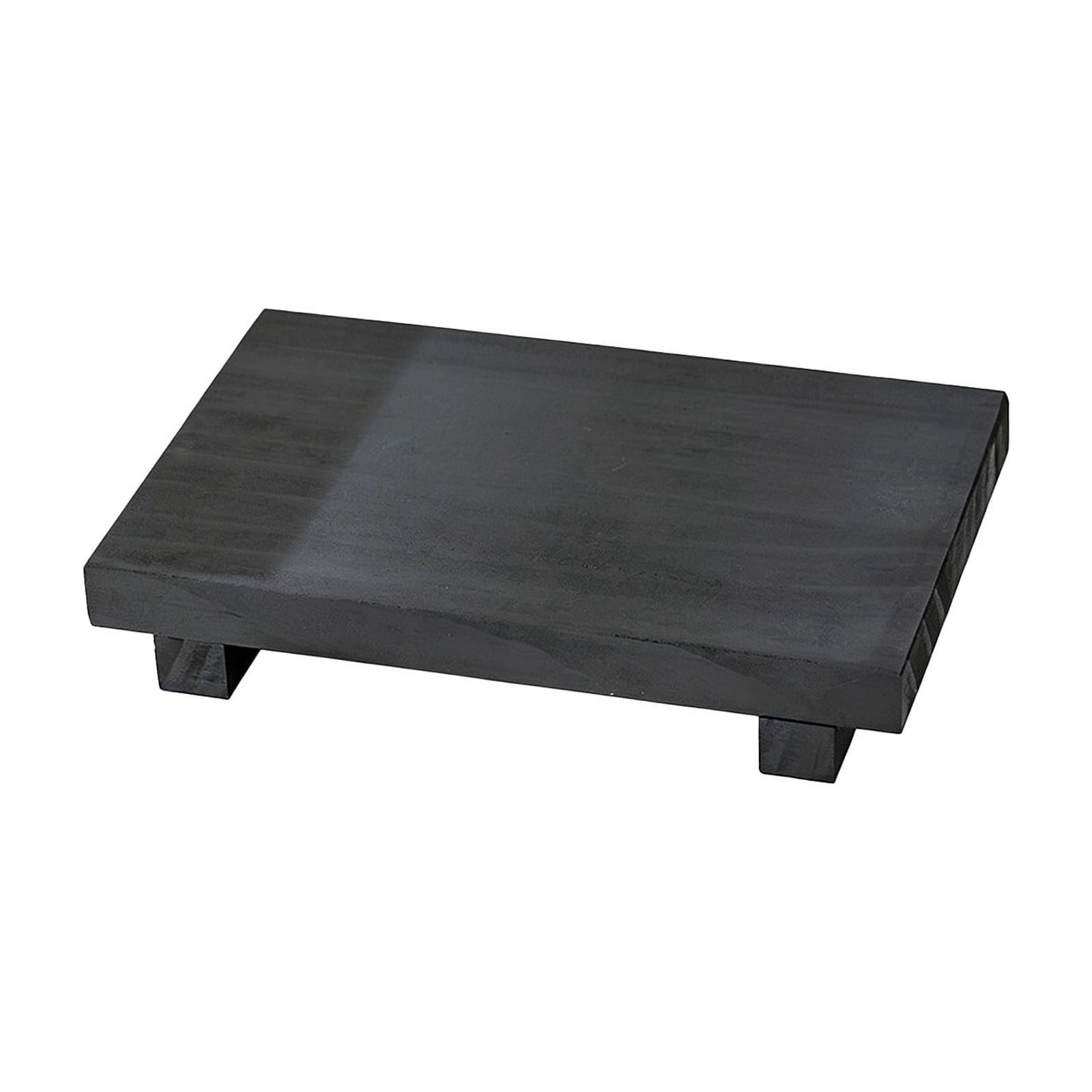 Feledorashia Wooden Display Stand, Elevated Rectangular Tray, Solid ...