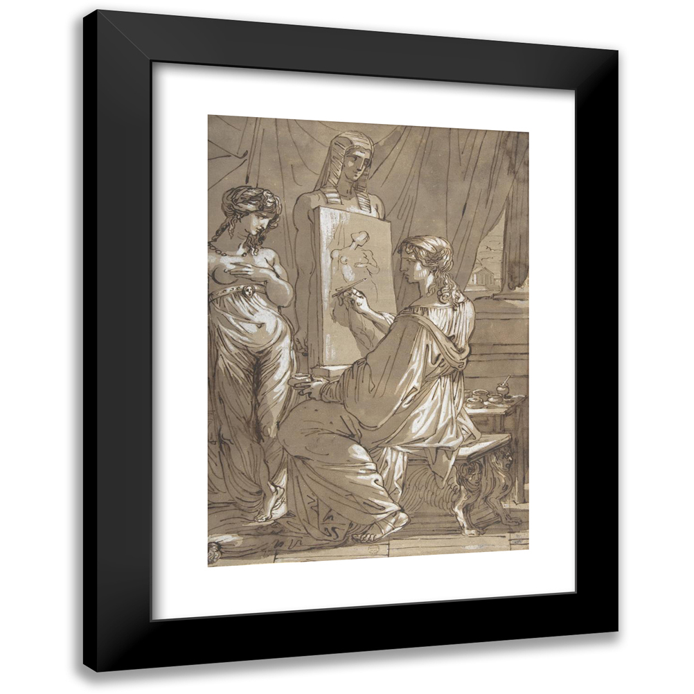 Felice Giani 14x18 Black Modern Framed Museum Art Print Titled - An ...