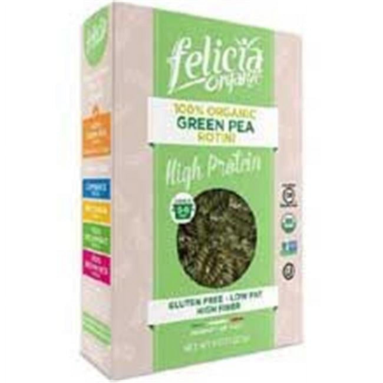 Felicia Organic 2031144 8 oz Organic Gluten Free Green Peas Rotini ...