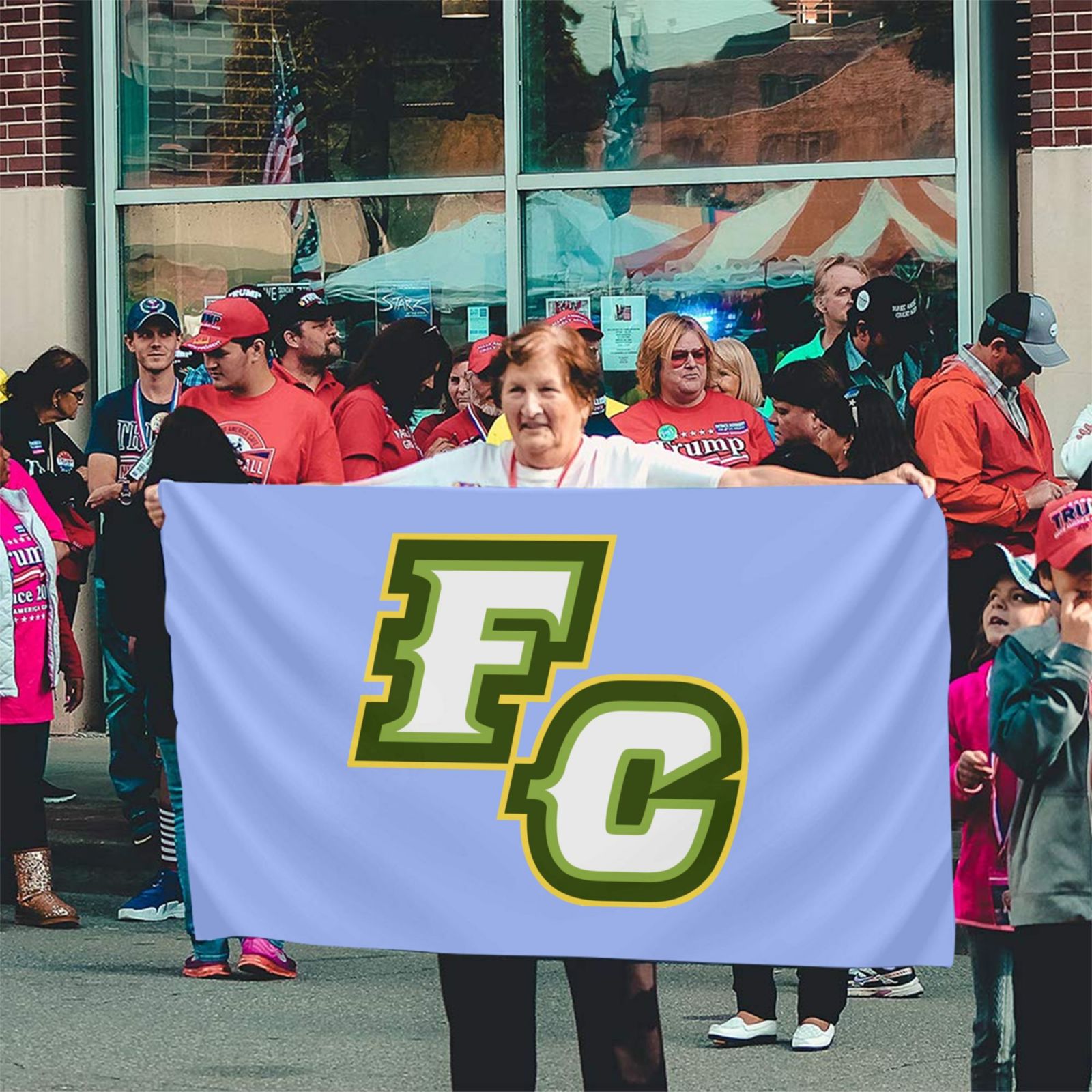 Felician University Flag 3x5 Outdoor ,Sewn Stripes, Stronger Brass ...