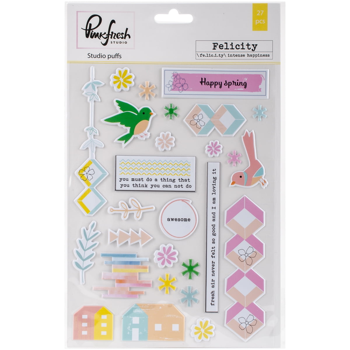 Felicity Studio Puffs Stickers 5""X7""- - Walmart.com