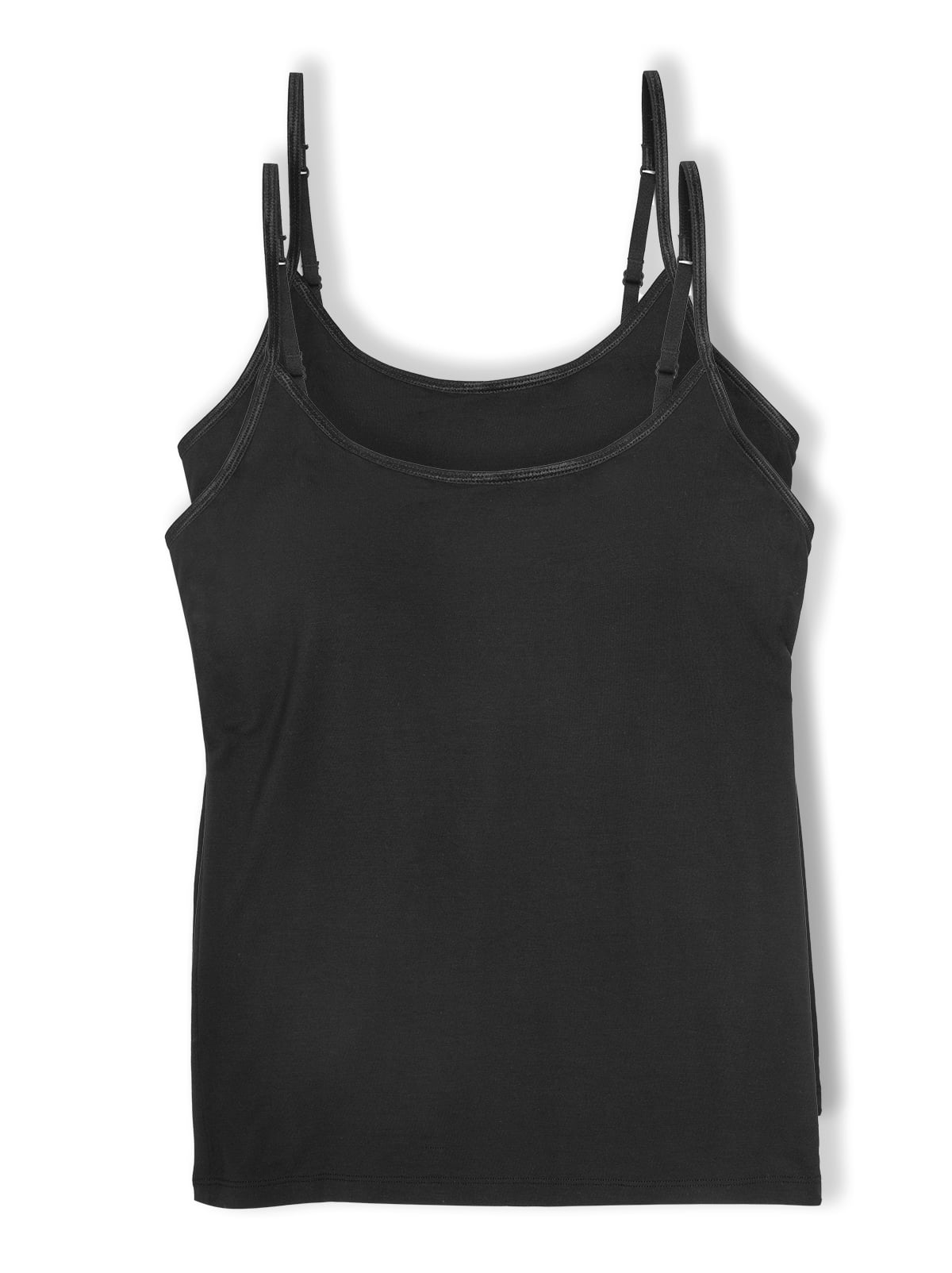 Felina | 2-Pack So Smooth Modal Cami Top with Hidden Built In Shelf Bra ...