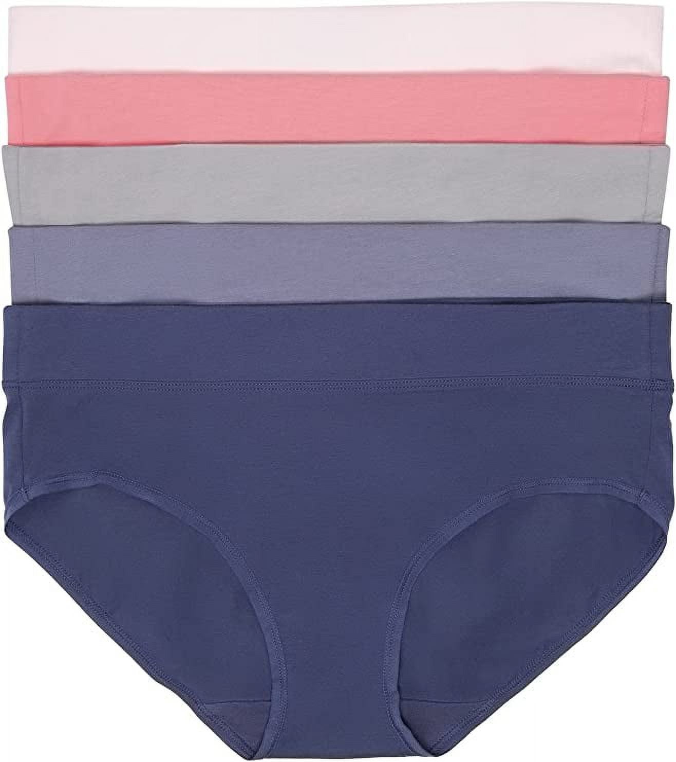 Felina Comfort Pima Cotton Hipster Underwear Panty 5-Pack, Italian ...